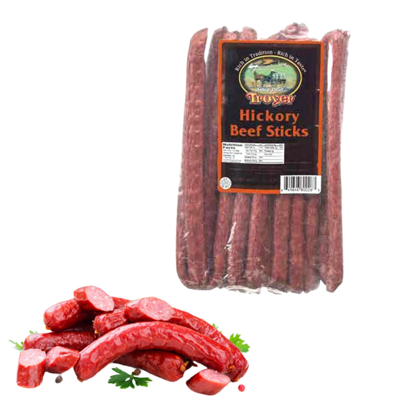Troyer Hickory Beef Sticks 2.5 LB – Patriot Foods, Inc.